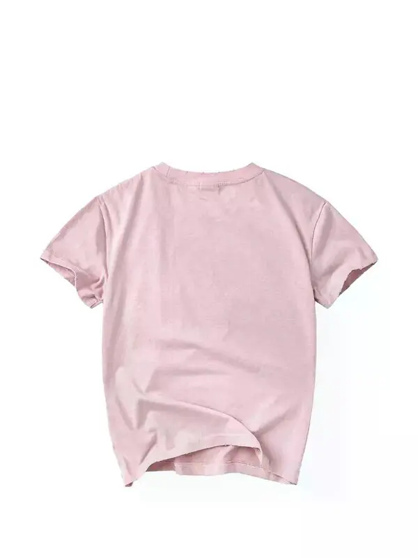 VALE FOREVER Graphic-print Distressed T-shirt