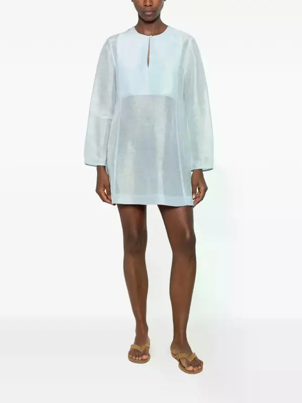 Tory Burch Pleated-bib Mini Dress