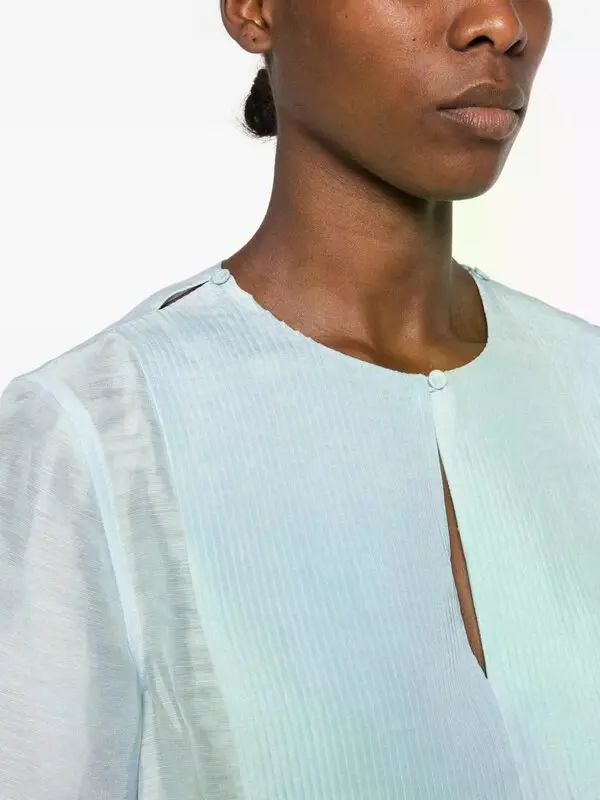 Tory Burch Pleated-bib Mini Dress