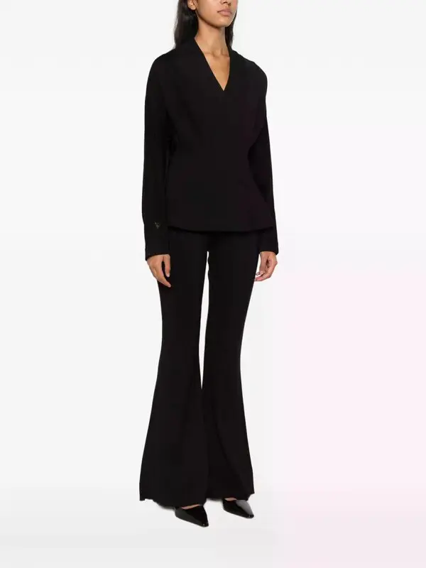 MACRON Sienna Wrap-style Tailored Jacket