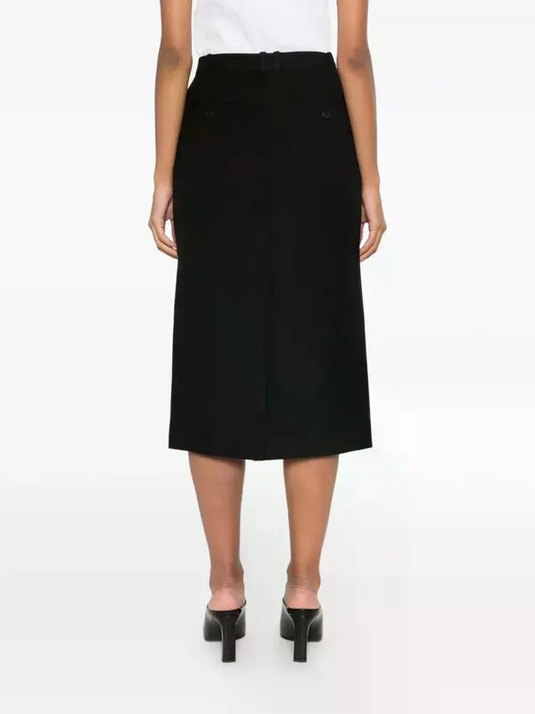 DUNST Belt-loops Pencil Midi Skirt