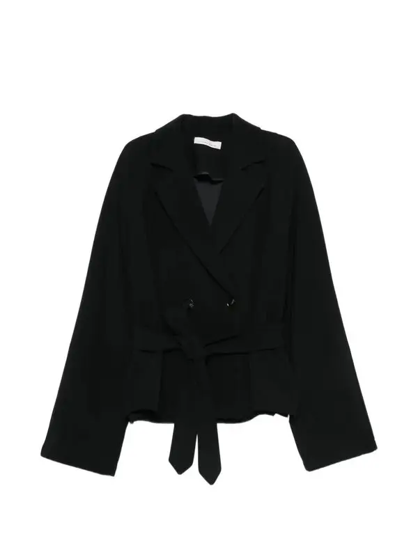 Liviana Conti Belted Double-breasted Blazer