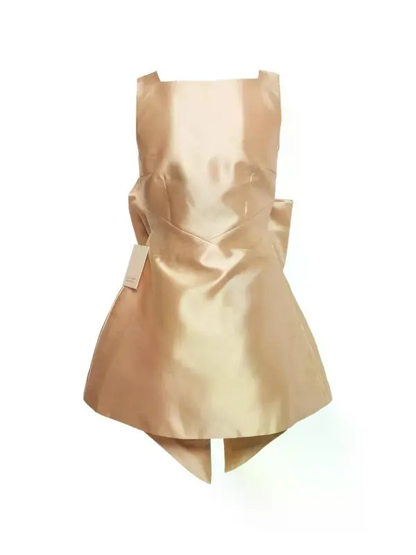 Oddmuse Ultimate Muse Bow-detail Mini Dress