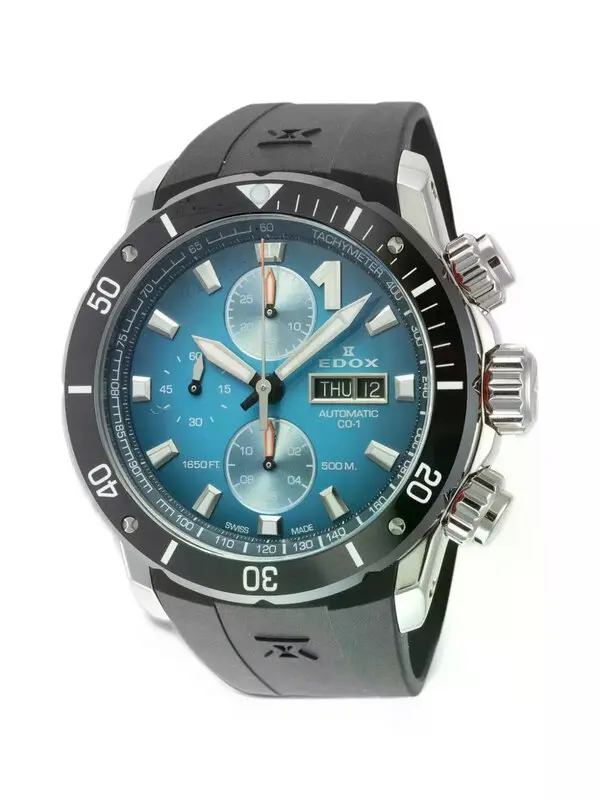 EDOX Co-1 Automatic Chronograph 45mm Watch