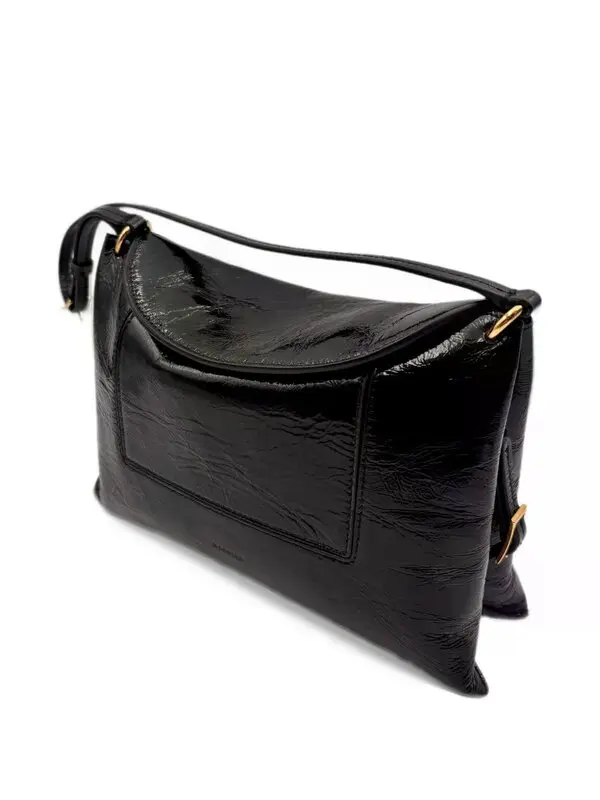 WANDLER Penelope Crinkled Leather Shoulder Bag