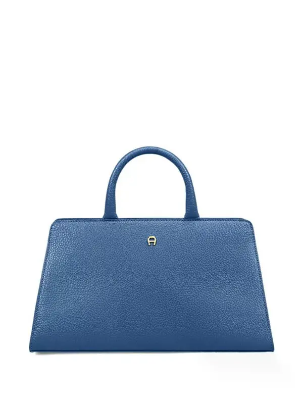 AIGNER M Cybill Logo-plaque Grained Leather Handbag