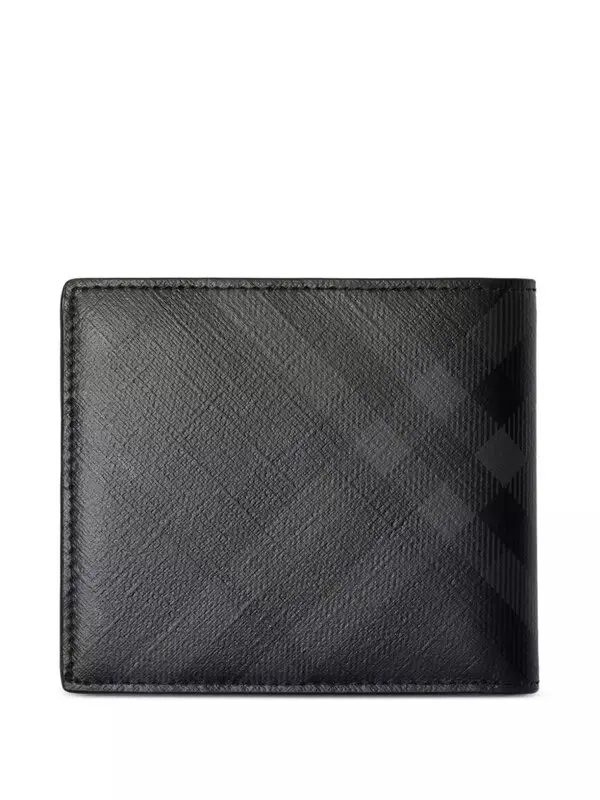 Burberry Knight City Check Bifold Wallet