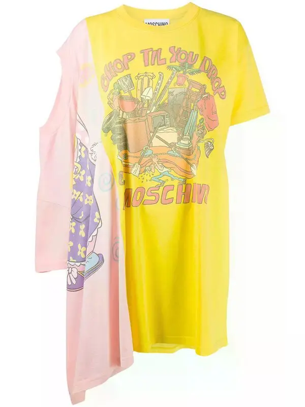 Moschino Double T-shirt Dress