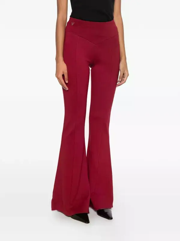 MACRON Harper Flared Seam-detail Trousers