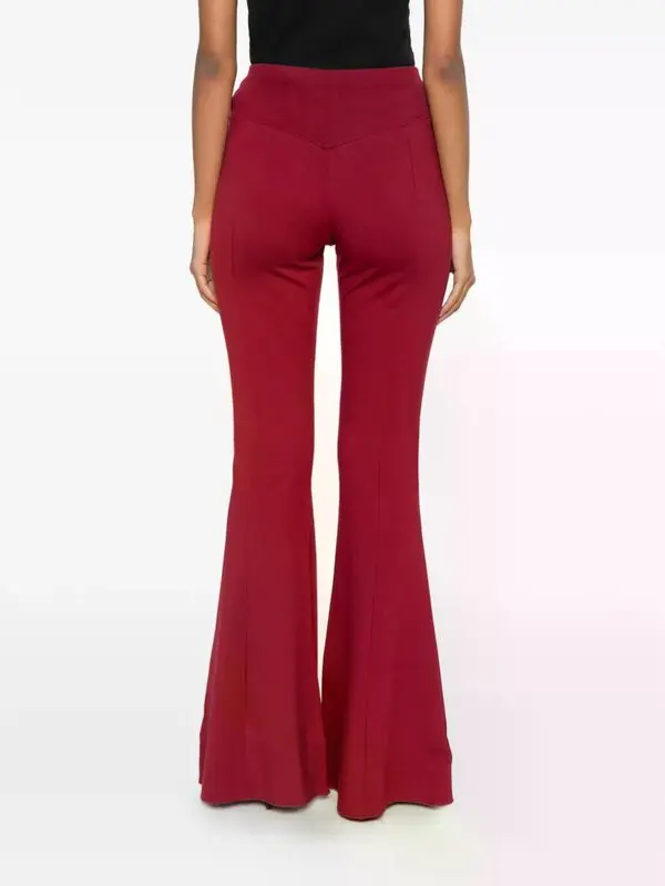 MACRON Harper Flared Seam-detail Trousers