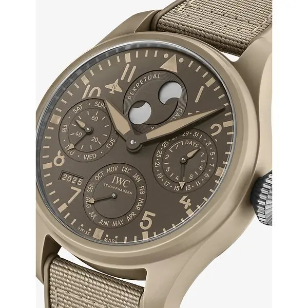 IWC SCHAFFHAUSEN Big Pilot's Perpetual Calendar Top-gun Edition Automatic Ceramic Watch 46.5mm