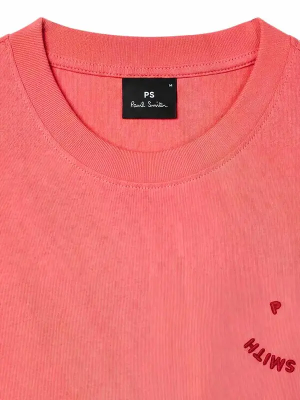 Paul Smith Happy Embroidered-logo T-shirt