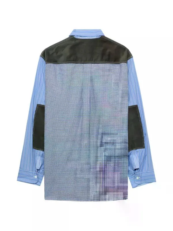 Junya Watanabe Patchwork Striped Shirt