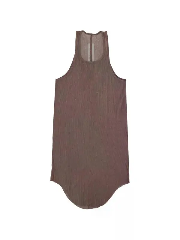 Rick Owens Basic Rib Tank - Brown
