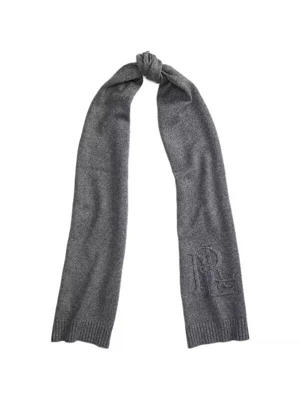 Ralph Lauren Logo-embroidered Knitted Scarf