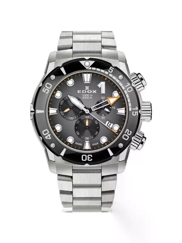 EDOX Co-1 45mm Quartz Chronograph Watch