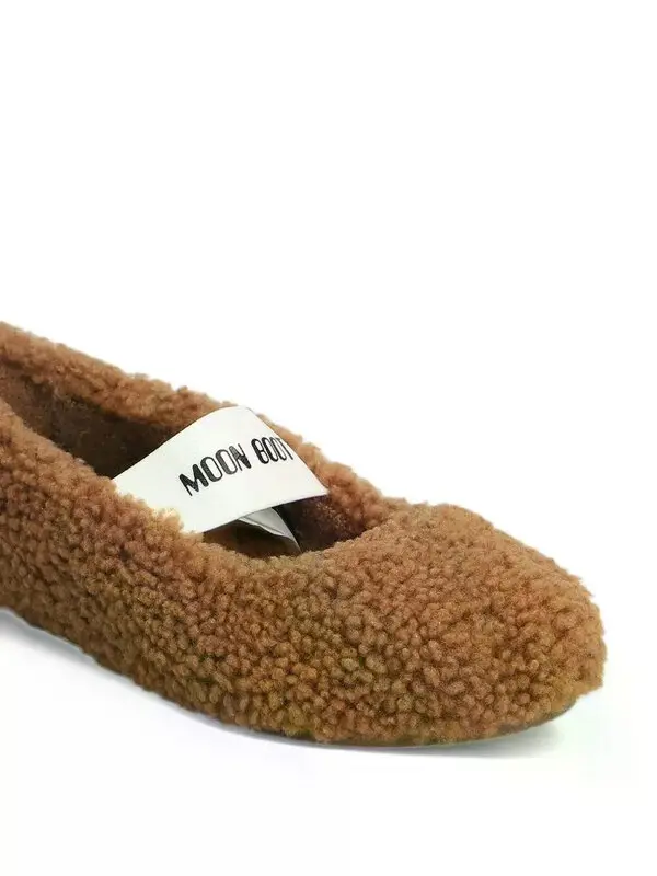 Moon Boot Shearling Ballerinas