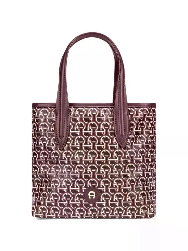 AIGNER S Portami Monogram-print Tote Bag
