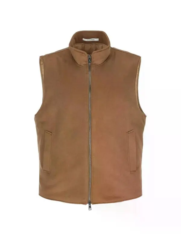 Tagliatore Spyke Cashmere Gilet - Brown