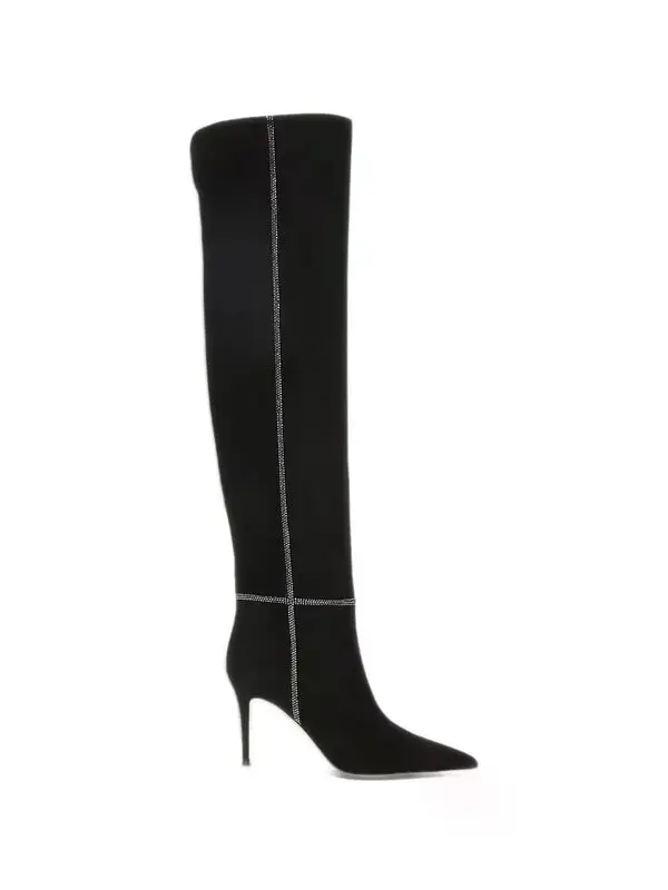 GIANVITO ROSSI Mayfair Crystal Boots