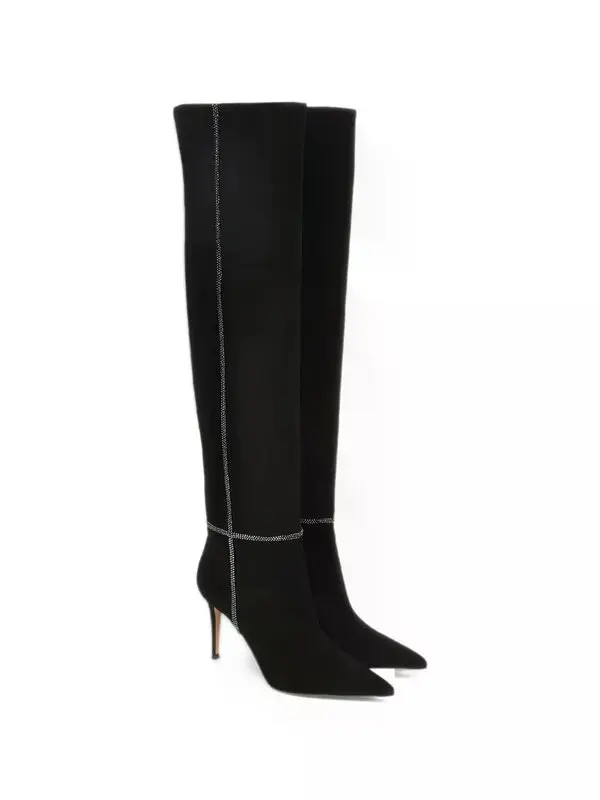 GIANVITO ROSSI Mayfair Crystal Boots