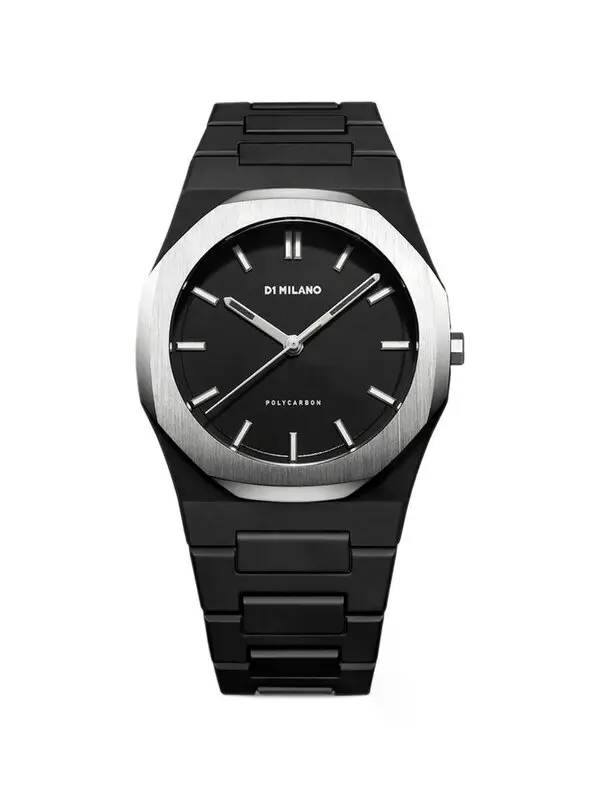 D1 MILANO Moonglade 40.5mm Polycarbon Watch - Black