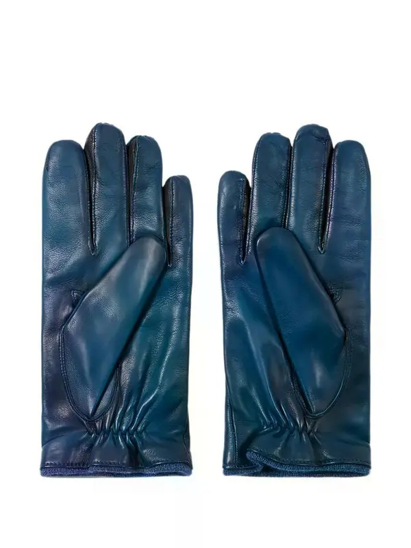 Paul Smith Stitched-detail Leather Gloves