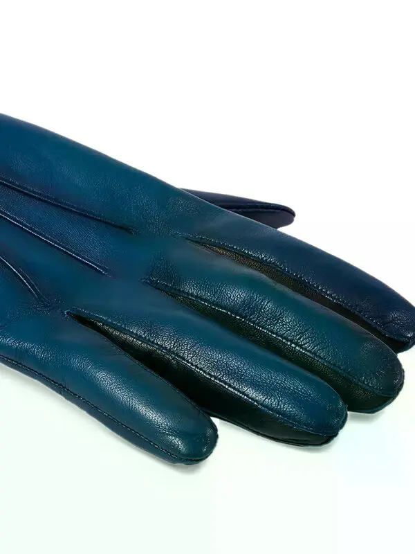 Paul Smith Stitched-detail Leather Gloves