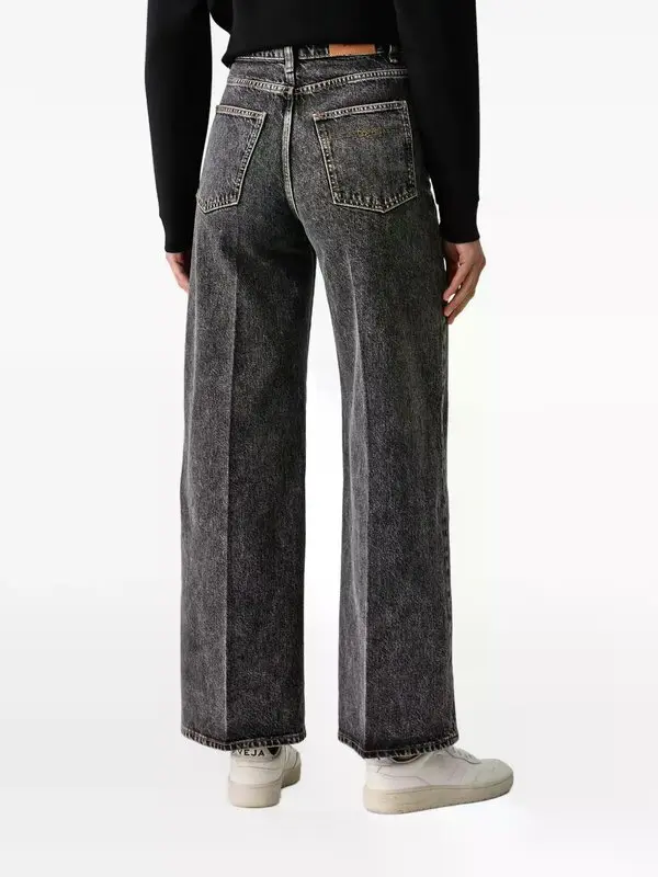 Lacoste Wide-fit High-waist Jeans