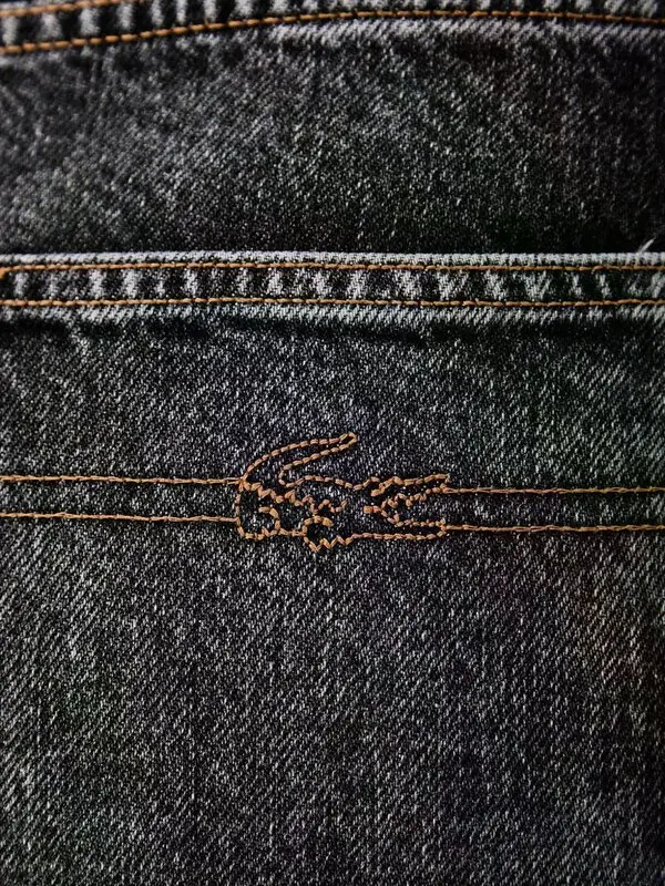 Lacoste Wide-fit High-waist Jeans