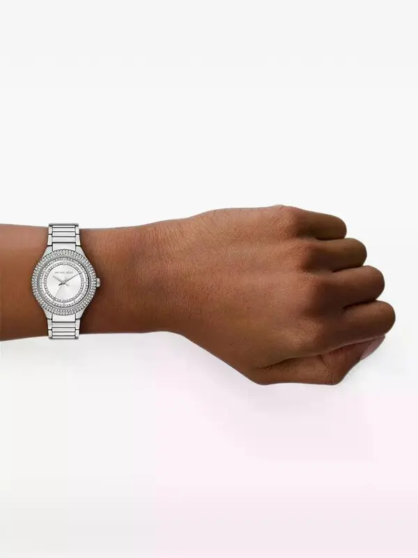 Michael Kors Mini Sylvia Pavé -tone Watch - Silver