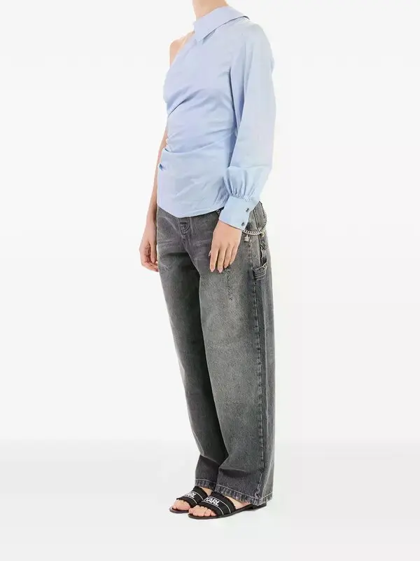 Karl Lagerfeld Karl Signature One-shoulder Blouse