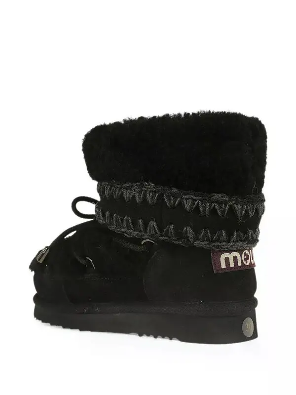 Mou Eskimo Crochet-trim Boots