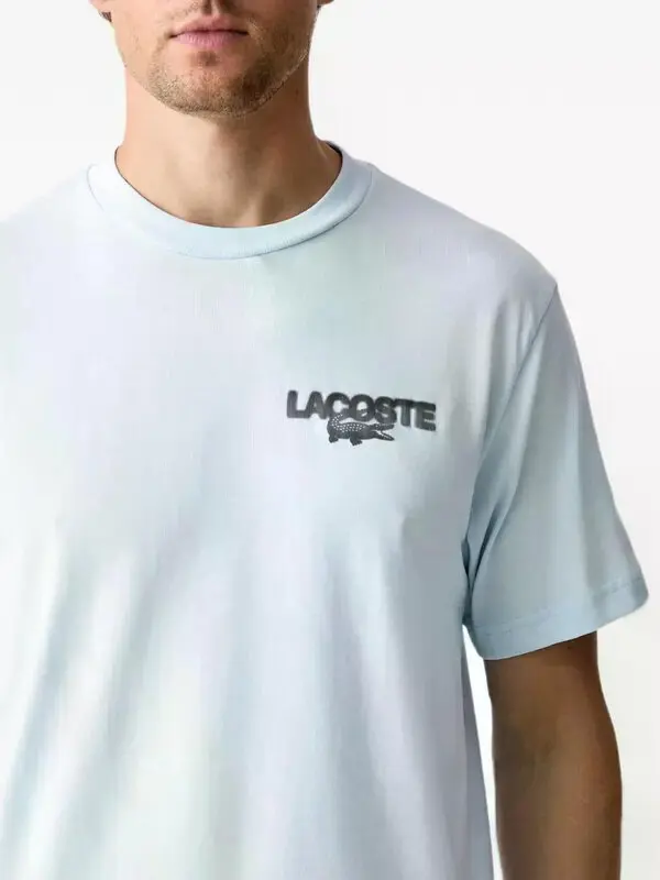 Lacoste Tennis-print Jersey T-shirt - Blue