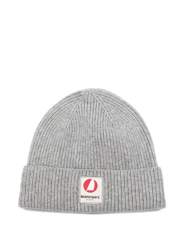 MURPHY&NYE Night Ribbed-knit Beanie Hat - Grey