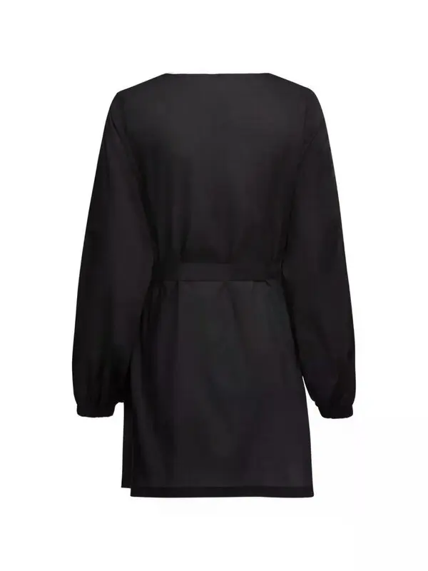 Karl Lagerfeld Signature Beach Sheer Mini Dress