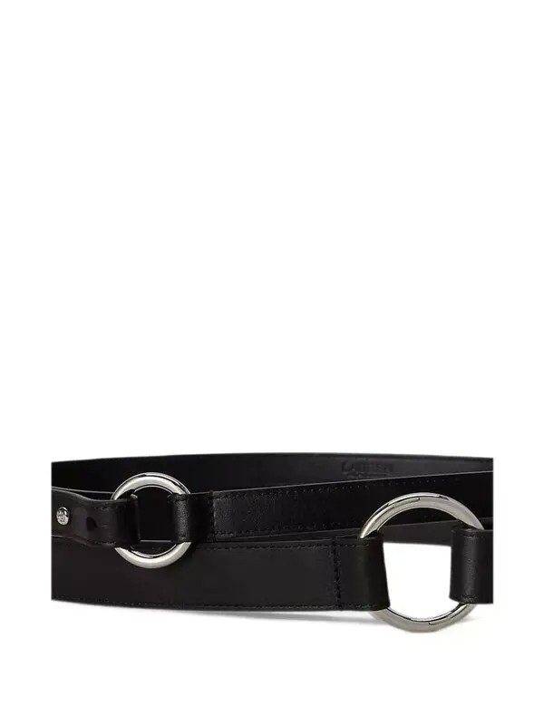 Ralph Lauren Remen Ring-detail Belt - Black