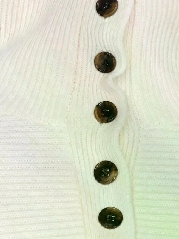 LISA YANG Button-fastening Ribbed Sweater
