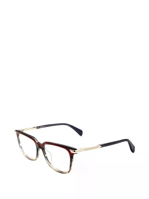 Rag & Bone Tortoiseshell-effect Square-frame Glasses