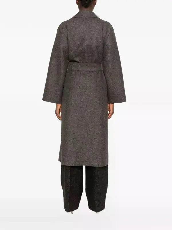 Harris Wharf London Belted Wide-sleeve Coat