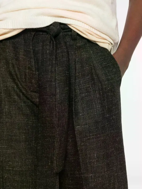 Liviana Conti Belted Wide-leg Trousers