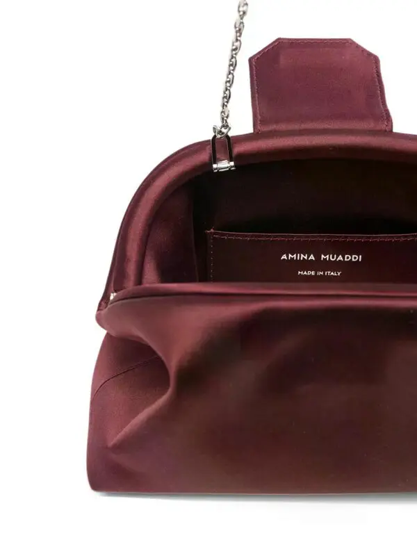 Amina Muaddi Camelia Clutch Bag