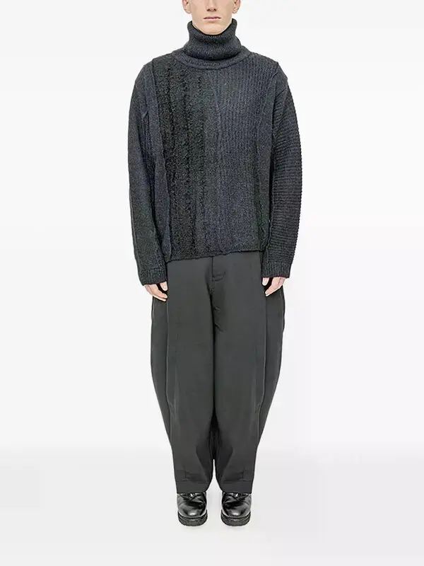 SONGZIO Cascade Roll-neck Sweater - Grey