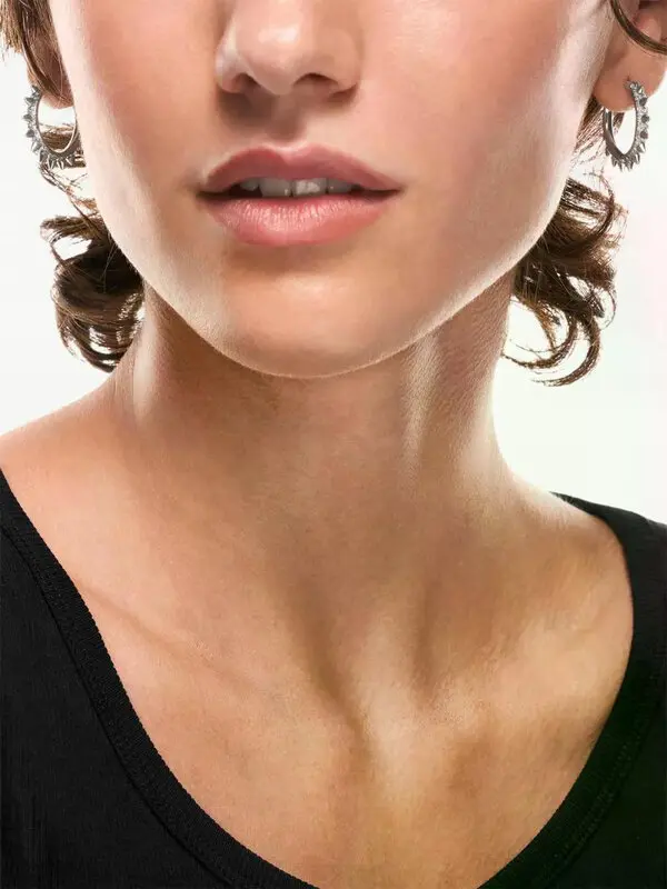 DIESEL® Stainless Steel Hoop Earrings