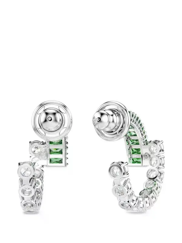 SWAROVSKI Matrix Crystal Hoop Earrings