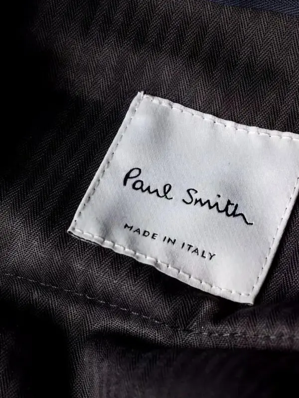 Paul Smith Slim-fit Charcoal Pinstripe Wool Trousers