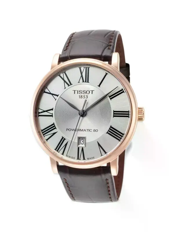 TISSOT Carson 40mm Automatic Watch - Silver