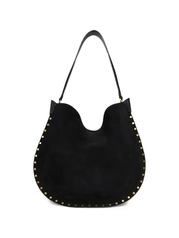 Isabel Marant Étoile Oskan Hobo Soft Suede Bag - Black