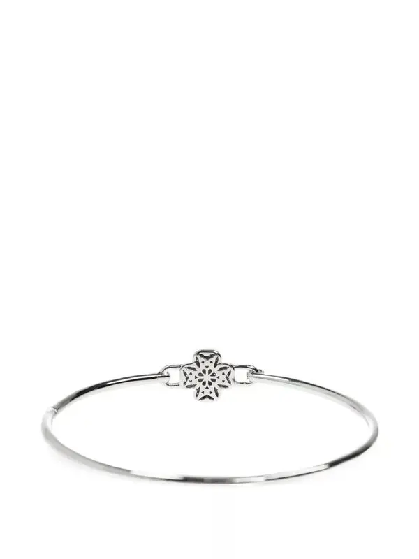 Kate Spade New York Crystal-embellished Flower Bangle Bracelet