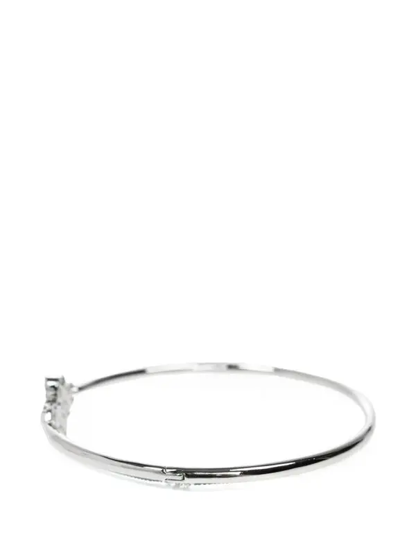 Kate Spade New York Crystal-embellished Flower Bangle Bracelet